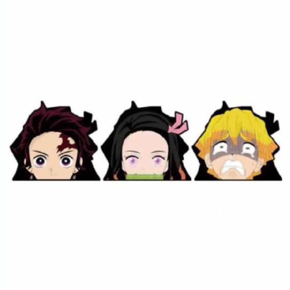 Design | Demon Slayer Tanjiro Kamado Nezuko Zenitsu Agatsuma Decal 1 ...